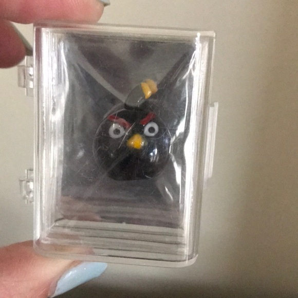 Other | Htf Rare Angry Bird Glass Miniatures | Poshmark